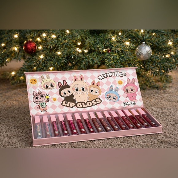 Labubu | Makeup | Siyiping Labubu Lip Gloss Set 24piece Cute Cartoon ...